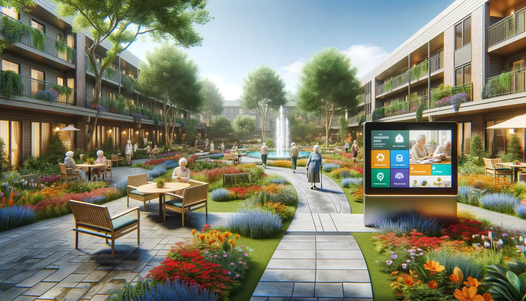 Digital Signage in Senior Communities